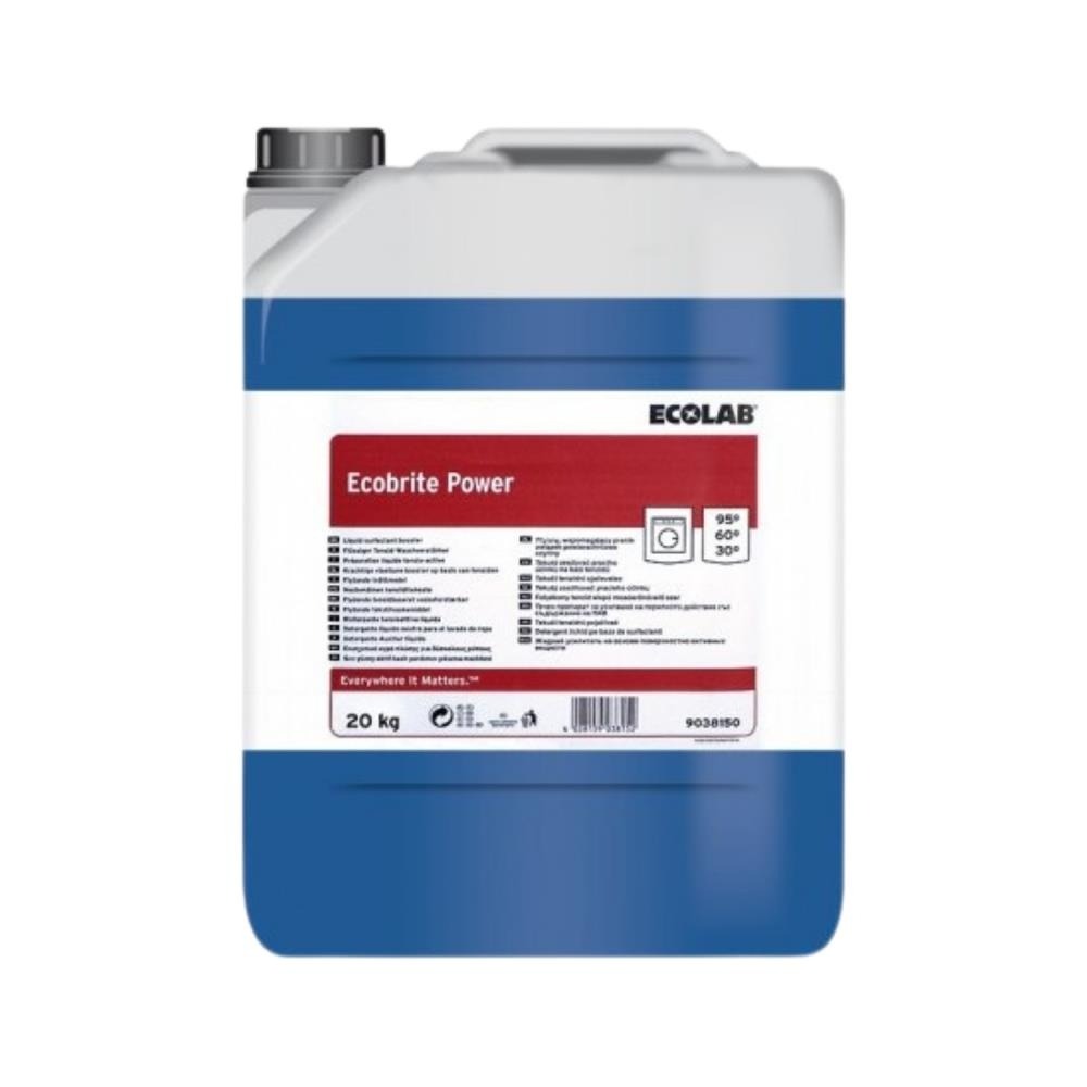 Ecolab Ecobrite Power Sıvı Deterjan 20L | Yalçın Temizlik Malzemeleri İstoç