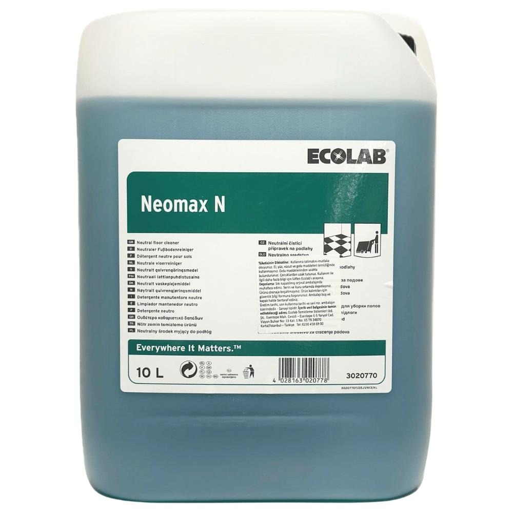 Ecolab Neomax N Cilalı ve Parlak Yüzey Temizleyici 10 L | Yalçın ...